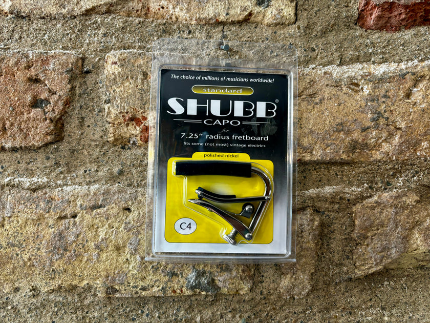 Shubb C4 7.25" Radius Guitar Capo - Some Neck Guitars