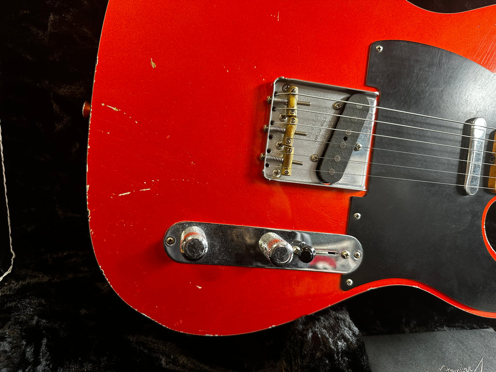 Fender Custom Shop '50's Double Bound Telecaster Candy Tangerine Relic ...
