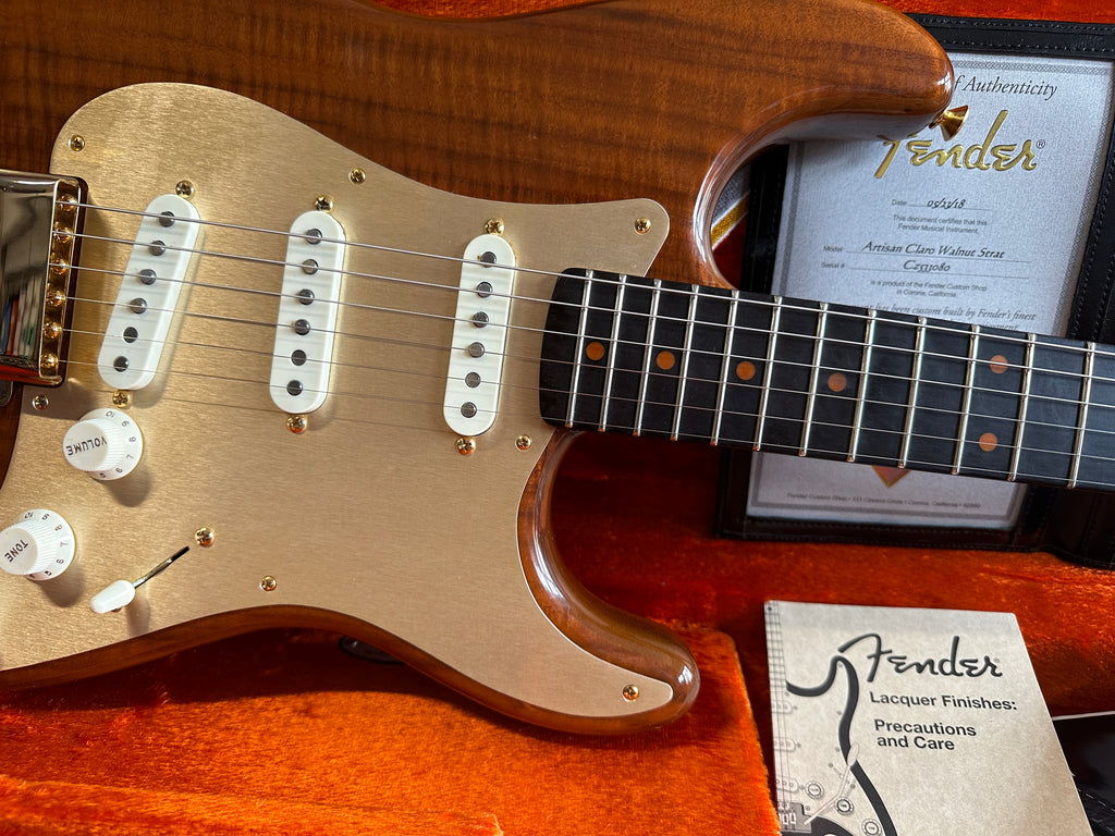 Fender Custom Shop Artisan Claro Walnut Stratocaster 2018 - Some Neck ...