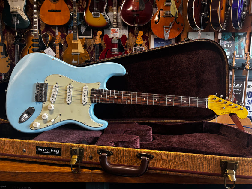 Nash Guitars S-63 Hardtail Sonic Blue - Some Neck Guitars
