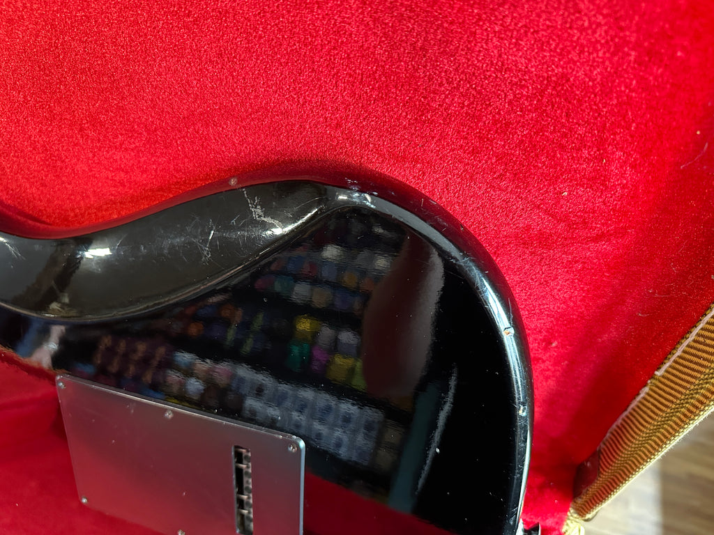 Samick Stratocaster Black 1990's - Some Neck Guitars