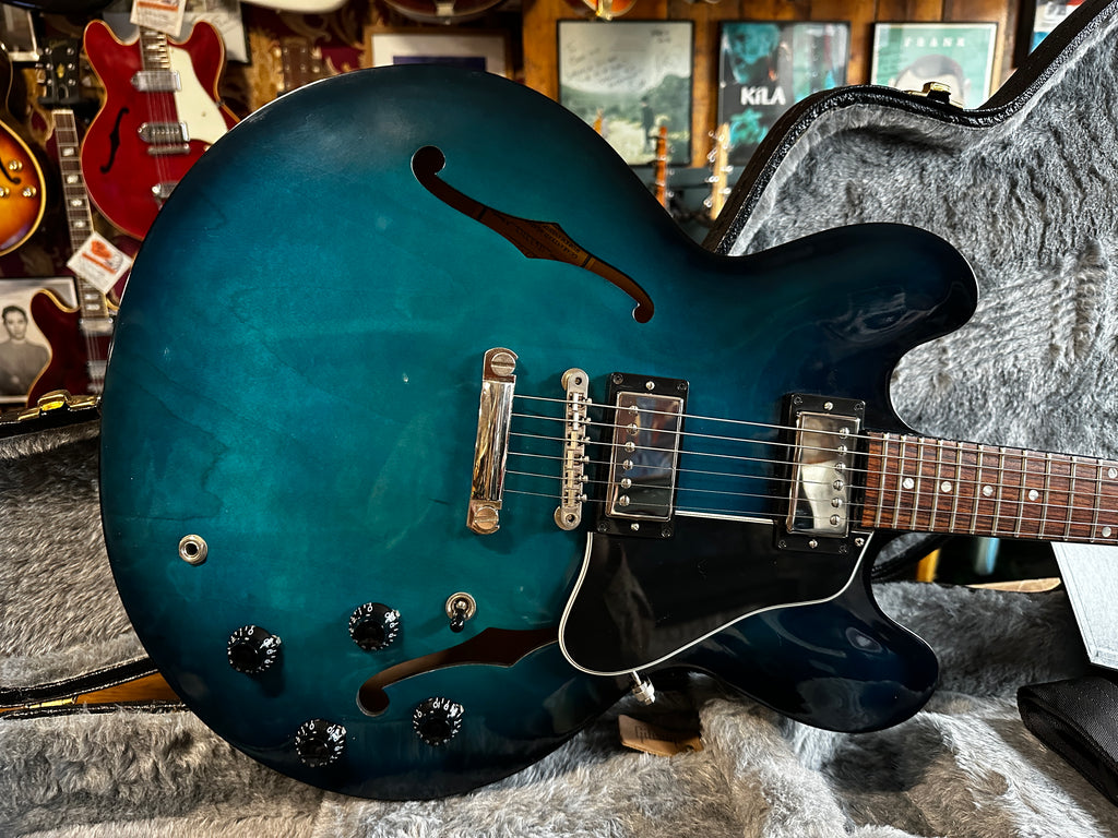Gibson Memphis ES-335 Dot Blue Burst 2018 - Some Neck Guitars