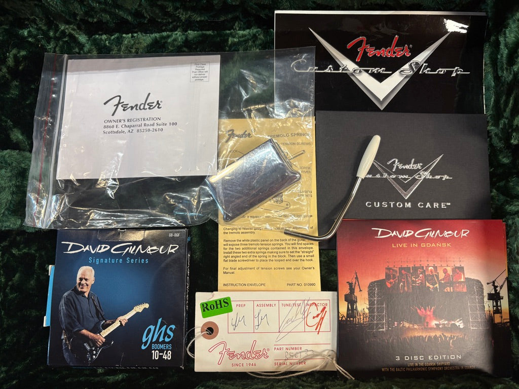 Fender Custom Shop David Gilmour Stratocaster NOS Black 2011 - Some ...