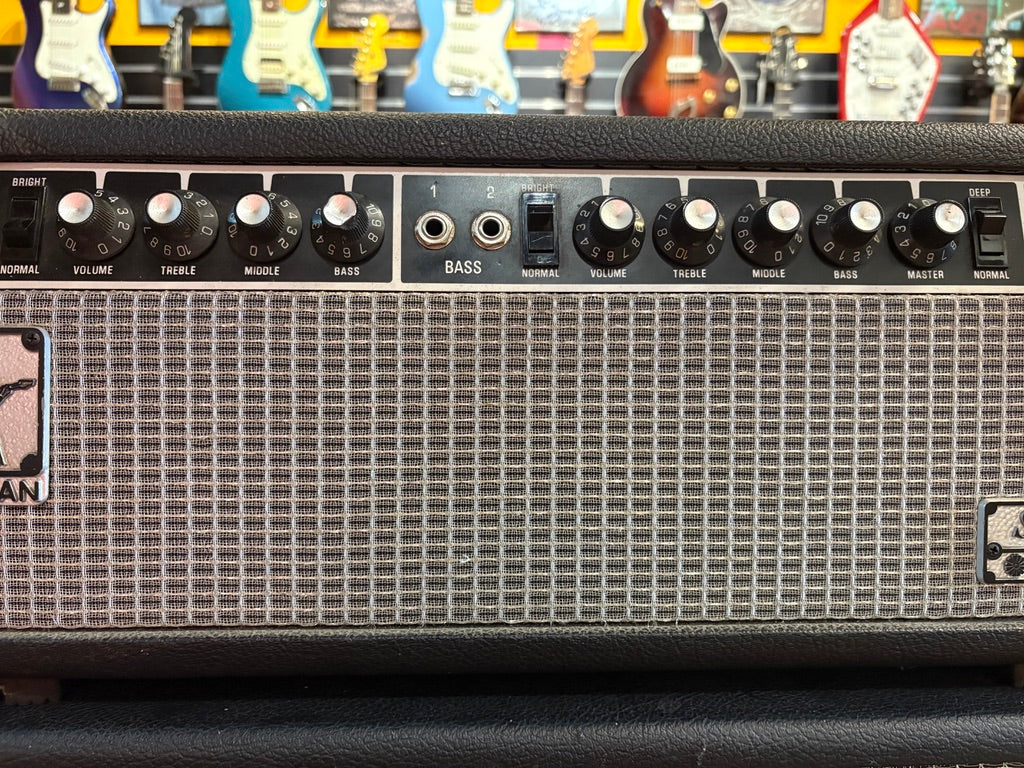 Music Man Sixty-Five Head & Cabinet 1970's - Some Neck Guitars