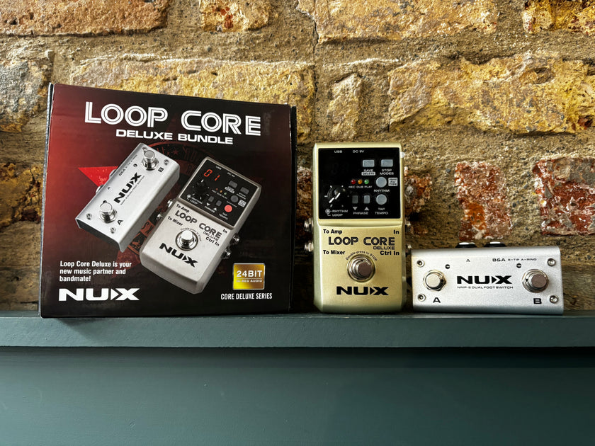 Nux Loop Core Deluxe Looper With Dual Footswitch - Some Neck Guitars
