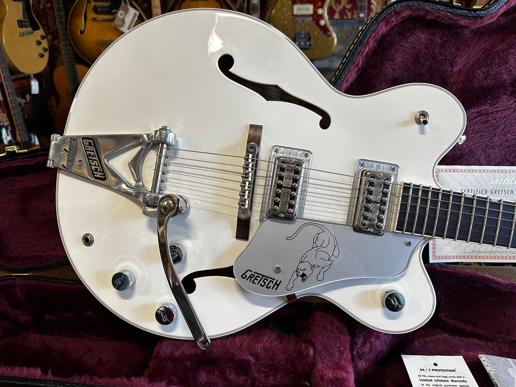 Gretsch G6137TCB Panther Center Block White 2014 - Some Neck Guitars