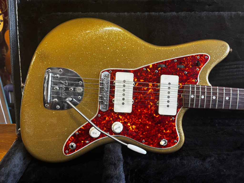 Fender Jazzmaster Gold Sparkle Refinish 1965 - Some Neck Guitars