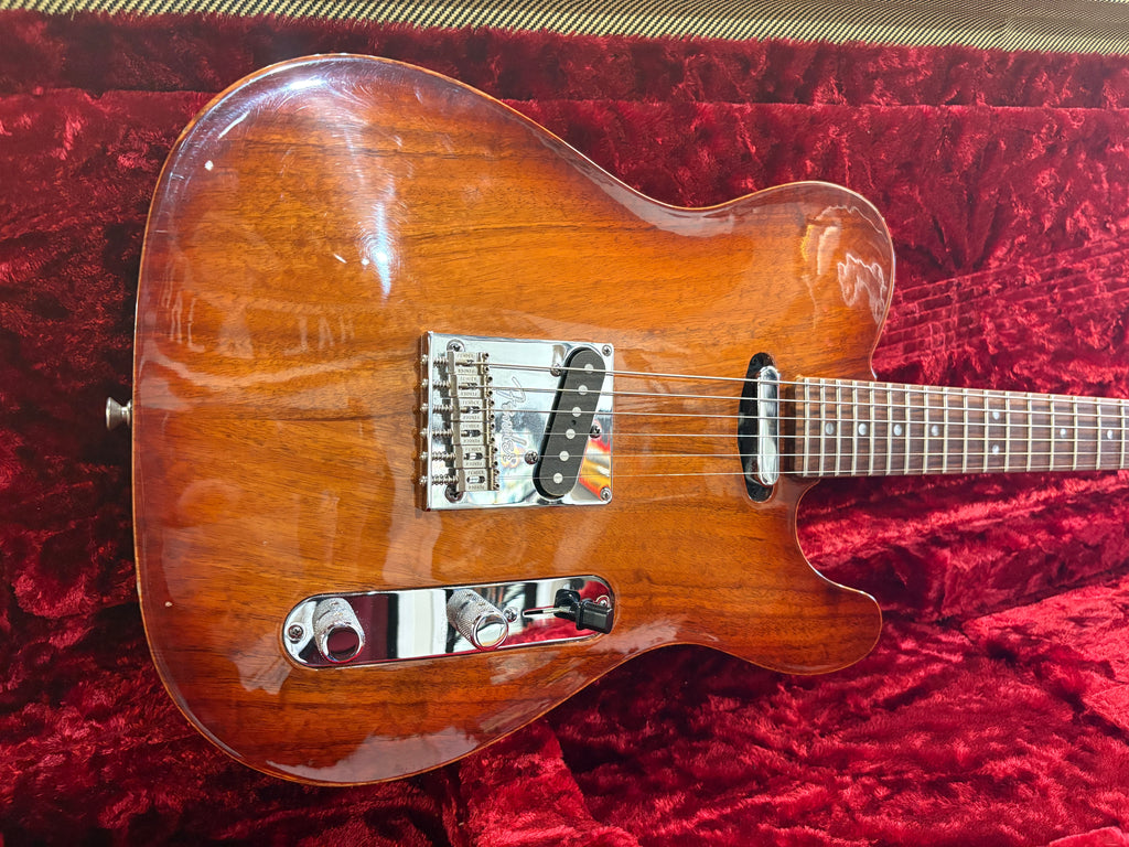 Fender American Select Carved Top Koa Telecaster Sienna Edge Burst 201 ...