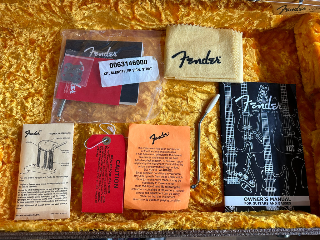 Fender Mark Knopfler Artist Series Signature Stratocaster Dakota Red 2 ...