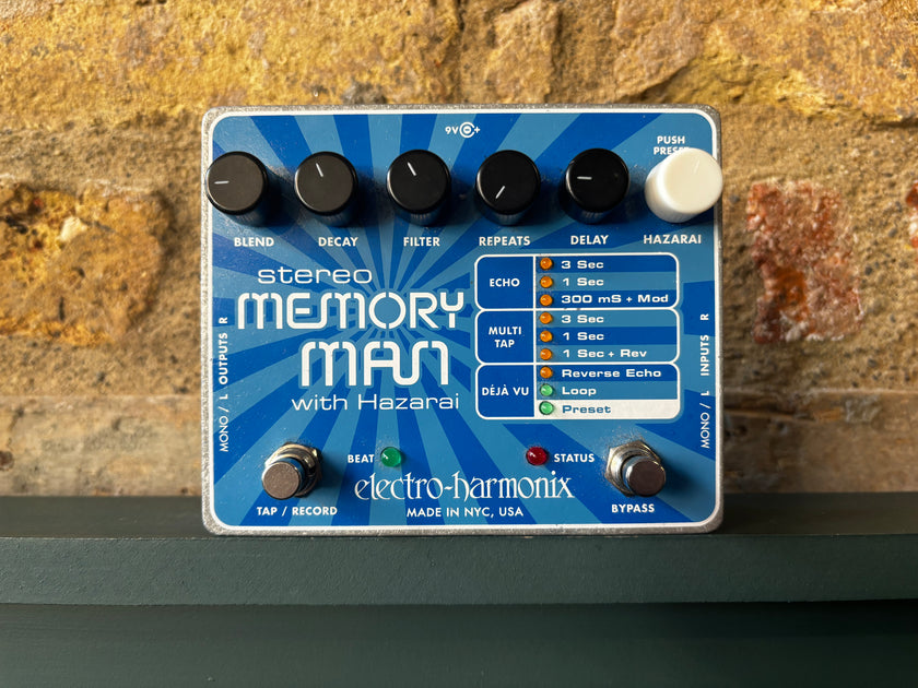 Electro-Harmonix Stereo Memory Man with Hazarai Delay - Some Neck Guitars
