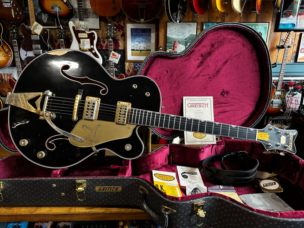 Gretsch Custom Shop Masterbuilt G6136-CS '59 Black Falcon Relic Stephe ...