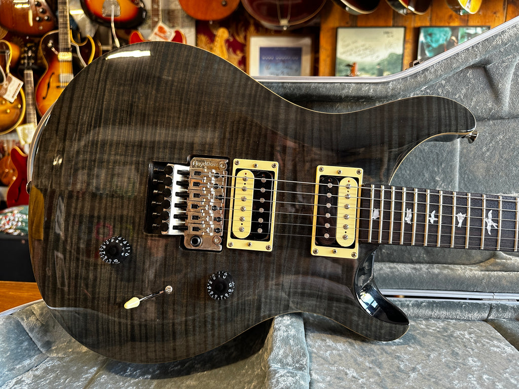 PRS SE Custom 24 Floyd Charcoal Burst 2018 - Some Neck Guitars