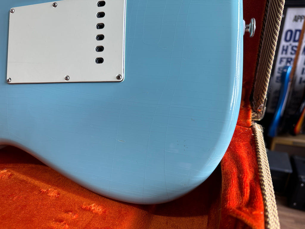 Haar Guitars S Model Daphne Blue Brazilian Rosewood - Some Neck Guitars