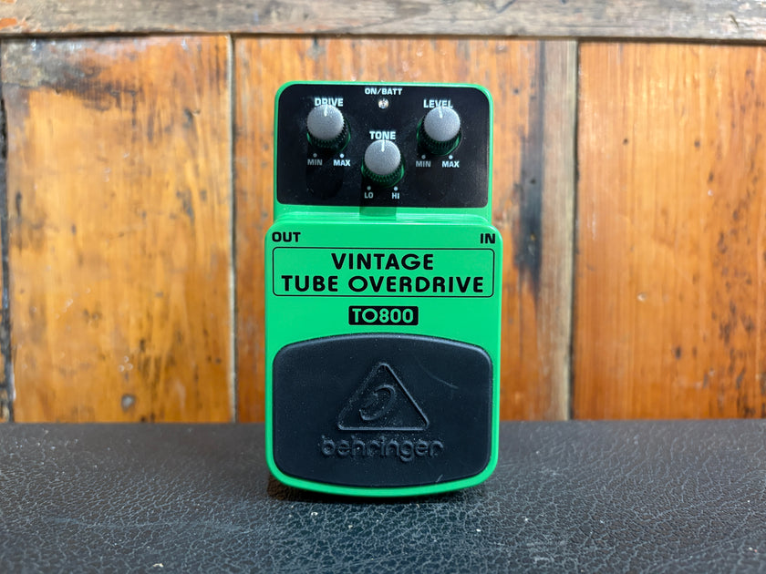 Behringer TO800 Vintage Tube Overdrive - Some Neck Guitars