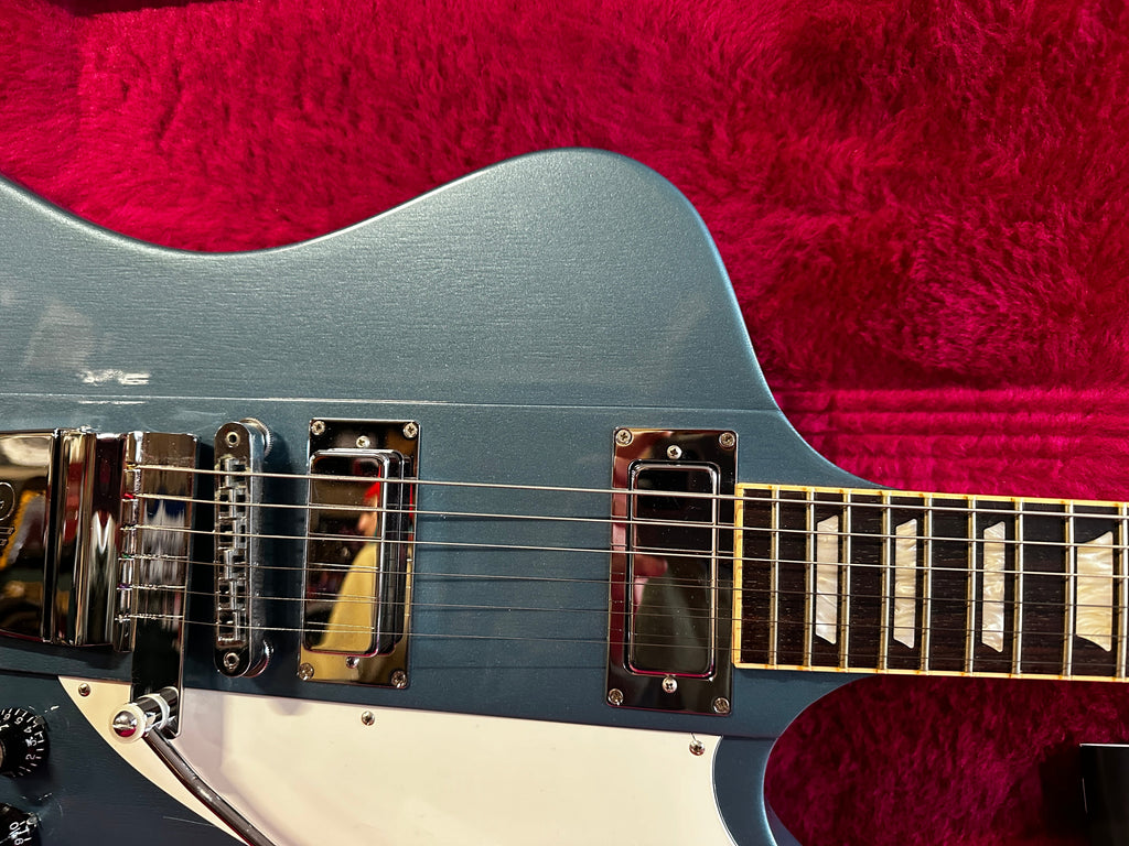 Gibson Firebird V Lyre Tail Vibrola Limited Edition Pelham Blue 2016 ...