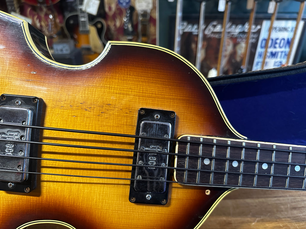 Greco Violin Bass Sunburst 1970's - Some Neck Guitars
