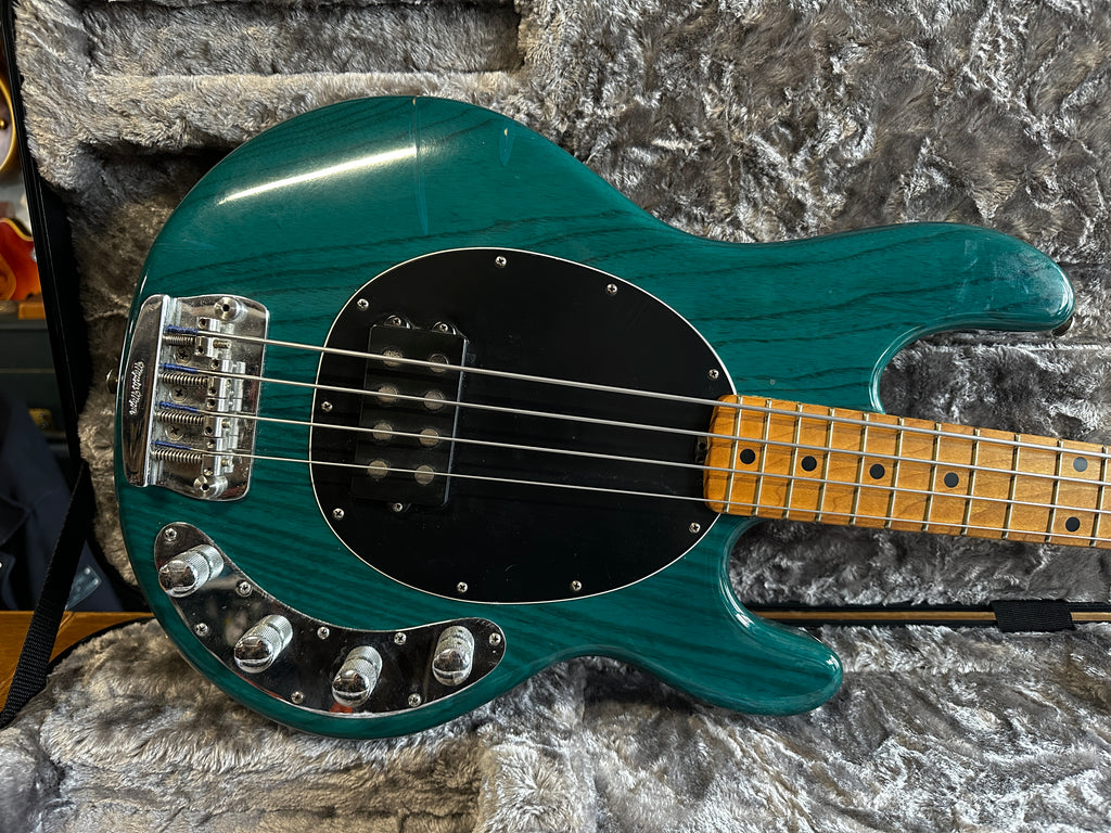 Ernie Ball Music Man StingRay 3 EQ H Translucent Teal 1999 - Some Neck ...
