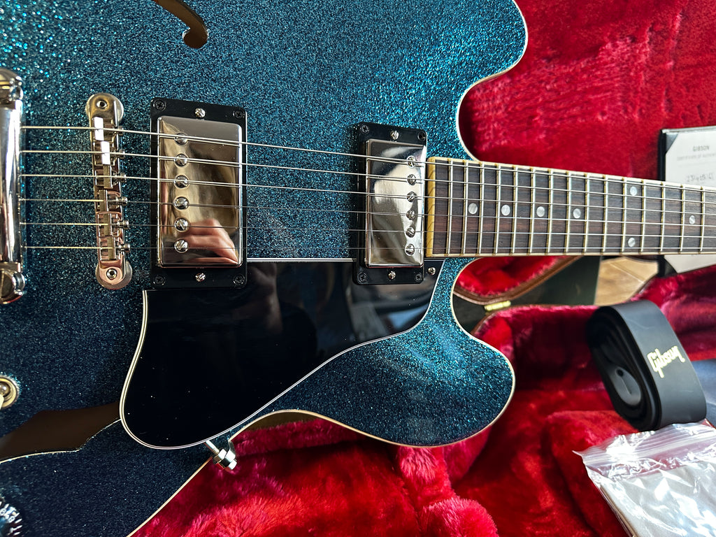 Gibson Exclusives Mod Collection ES-335 Cyan Sparkle Gloss 2022 - Some ...