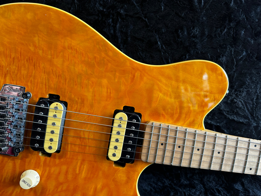 Sterling AX40 Axis Transparent Gold 2010's - Some Neck Guitars