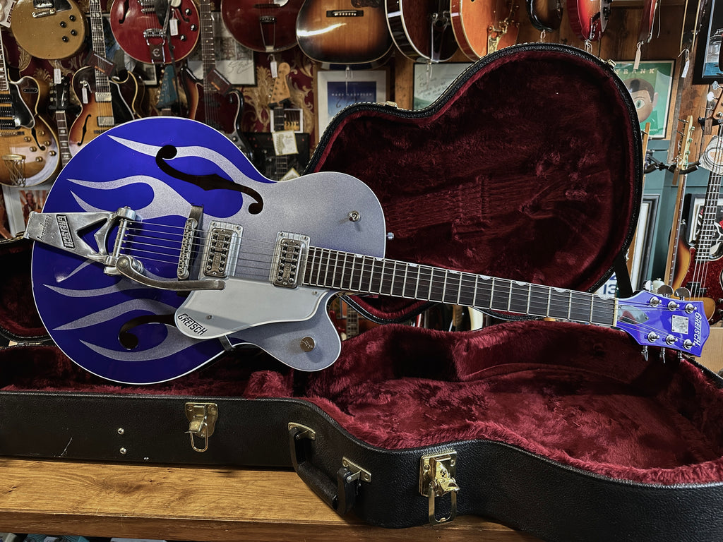 Gretsch G6120SH Setzer Hot Rod Purple Flame 2003 - Some Neck Guitars