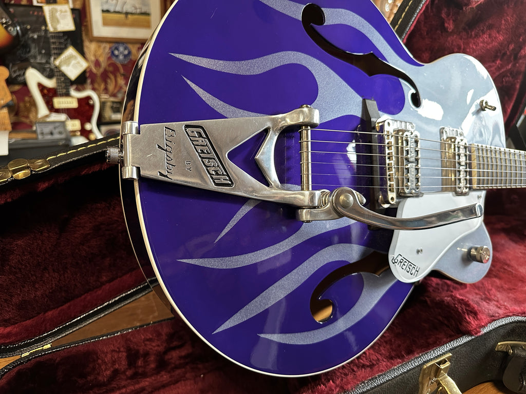 Gretsch G6120SH Setzer Hot Rod Purple Flame 2003 - Some Neck Guitars