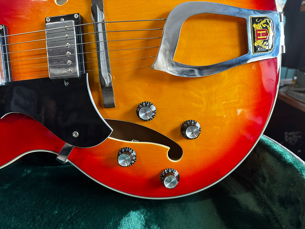 Hagstrom HJ500 Left Handed Cherry Sunburst 2015 - Some Neck Guitars