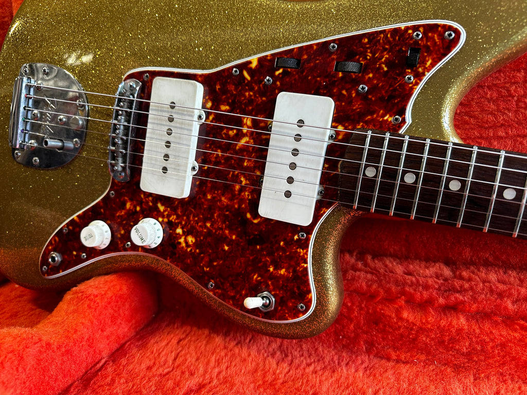 Fender Jazzmaster Gold Sparkle Refinish 1965 - Some Neck Guitars