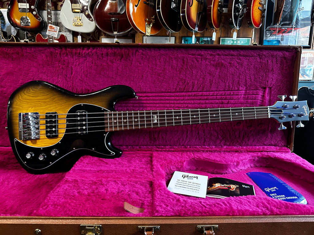 Gibson EB Bass 5-String Vintage Sunburst 2014 - Some Neck Guitars