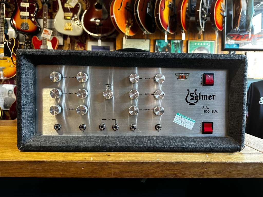 Selmer PA 100 SV Head 1970's - Some Neck Guitars