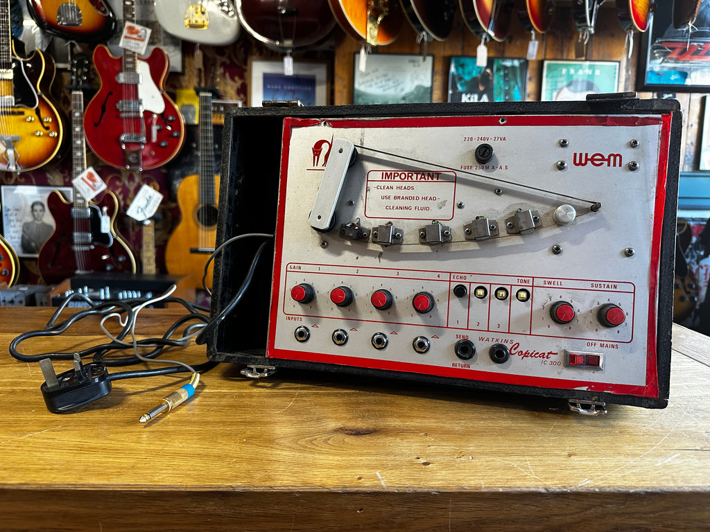 WEM Watkins Copicat IC300 Tape Echo 1970's - Some Neck Guitars