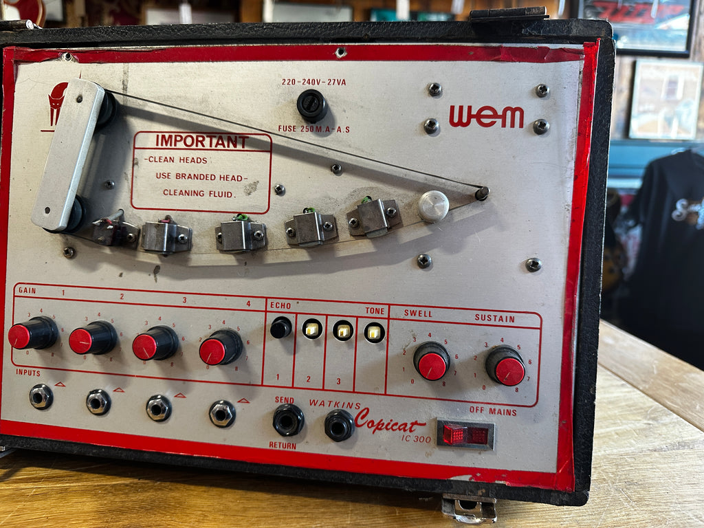 WEM Watkins Copicat IC300 Tape Echo 1970's - Some Neck Guitars