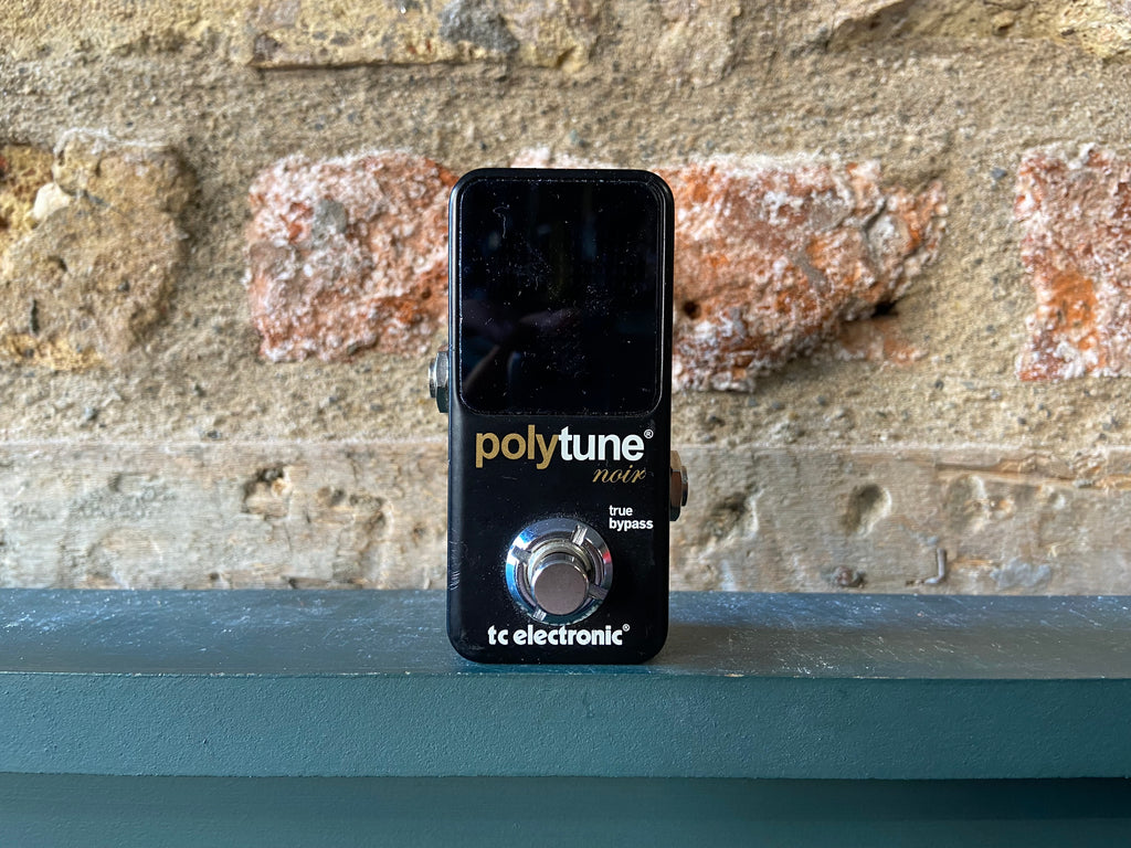TC Electronic Polytune Noir Polyphonic Tuner Pedal - Some Neck Guitars