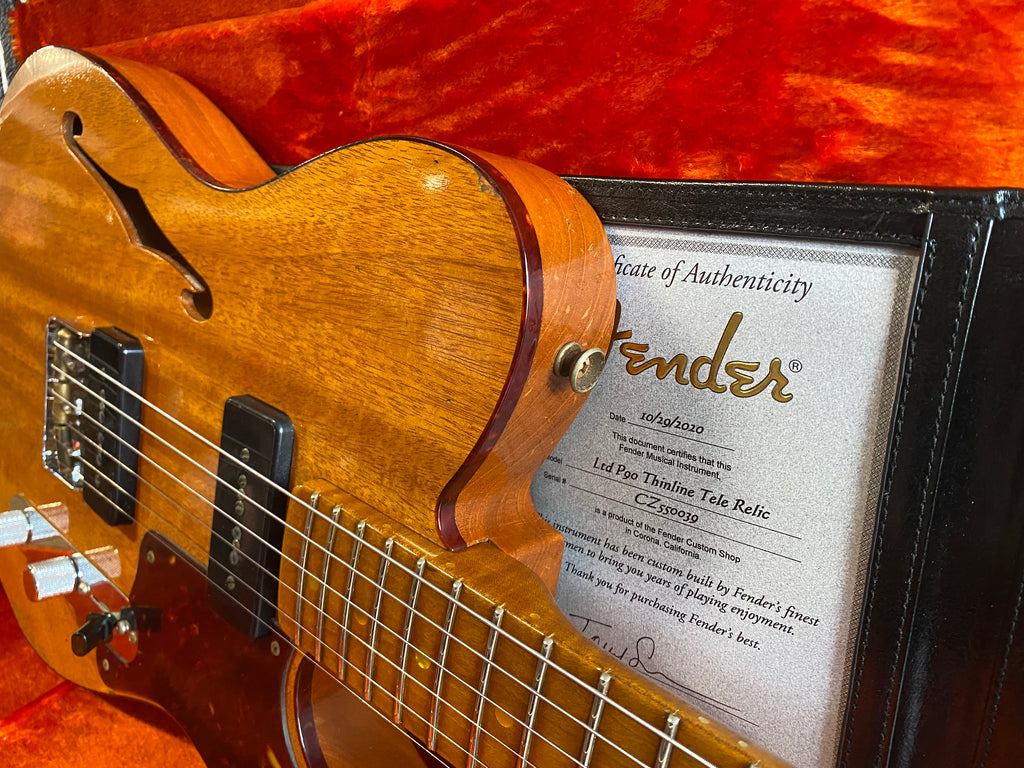 Fender Custom Shop S20 P-90 Thinline Telecaster Relic Limited Edition ...