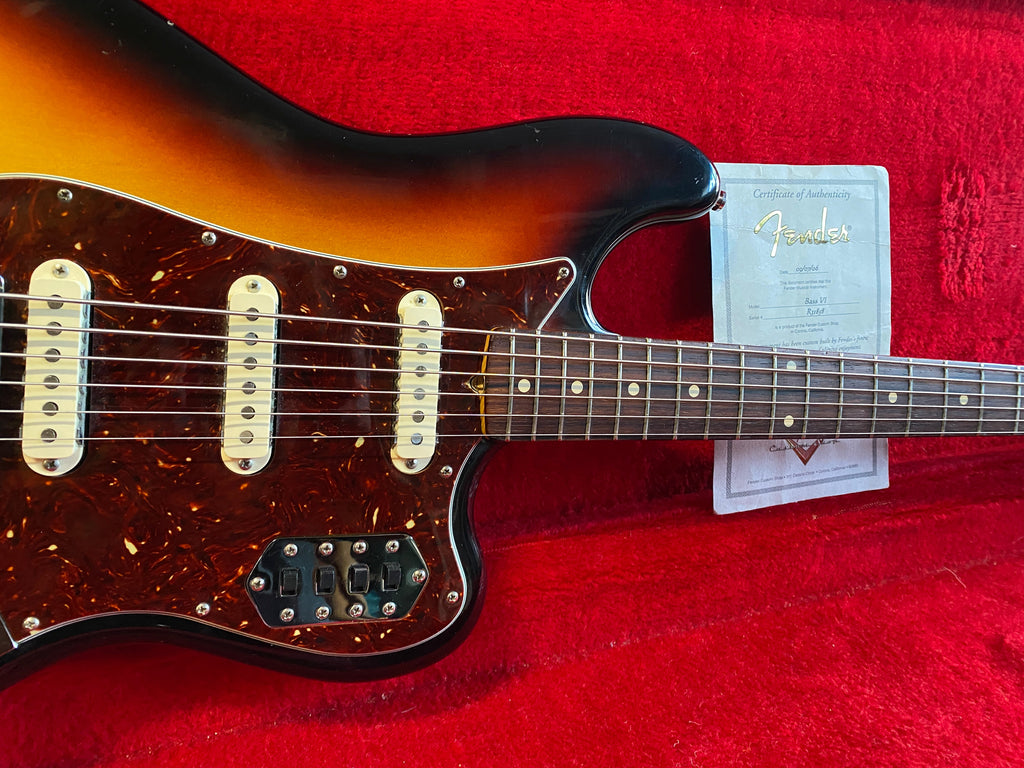 Fender Custom Shop Bass VI Sunburst 2006 - Some Neck Guitars