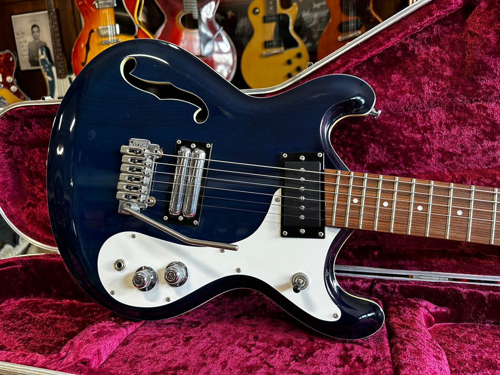 Danelectro 66BT Blue Burst Baritone - Some Neck Guitars