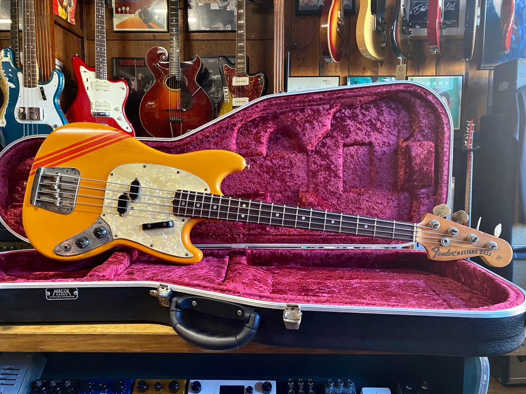 Fender Mustang Bass Competition Orange 1972 - Some Neck Guitars