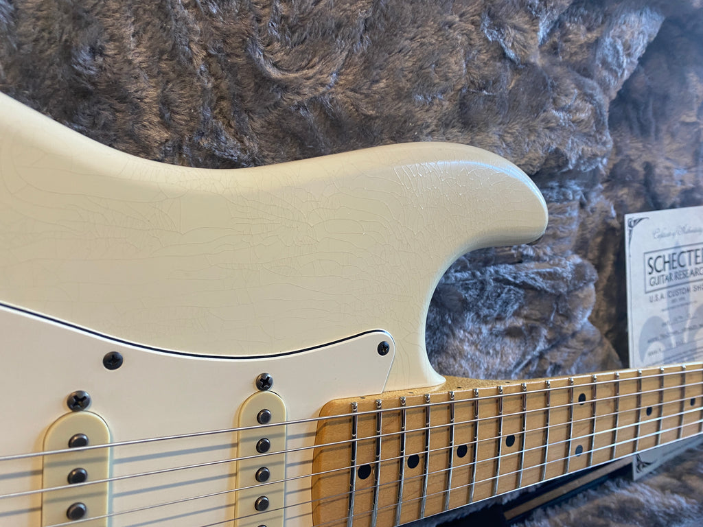 Schecter Custom Shop Traditional Wembley Edition Vintage White 2017 ...