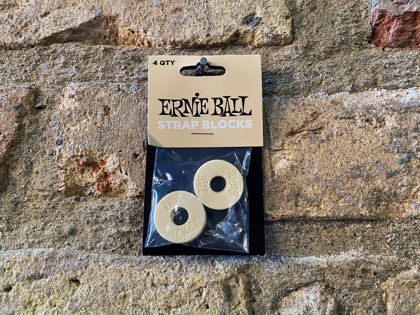 Ernie Ball Strap Blocks 4-Pack Cream - Some Neck Guitars