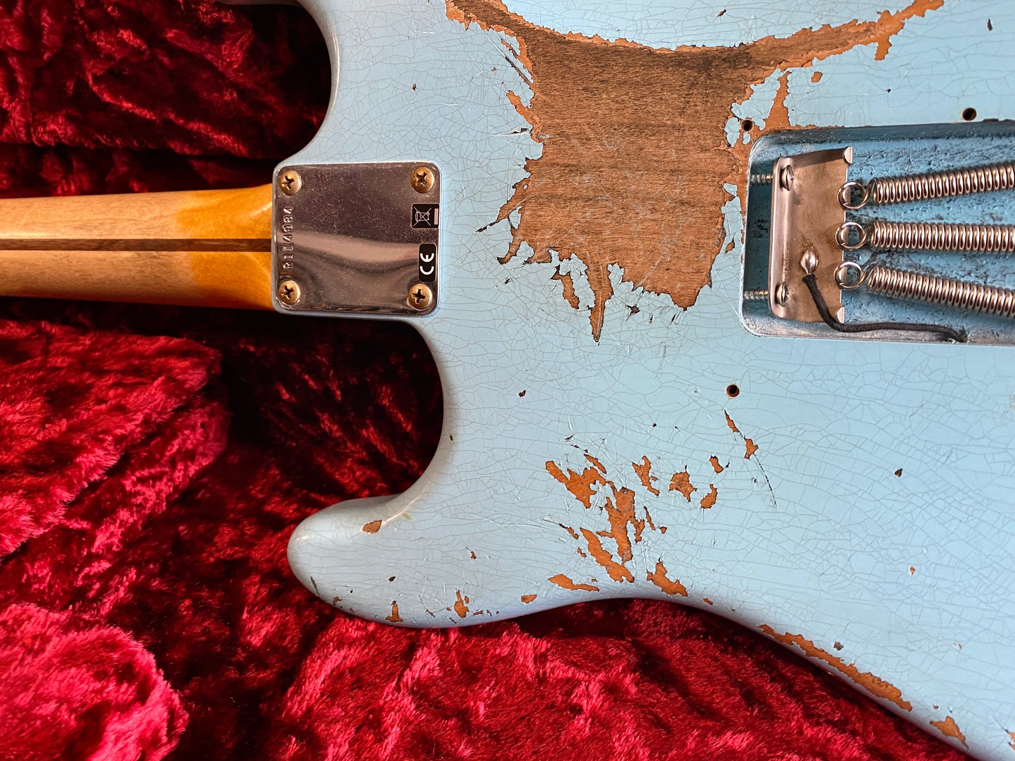 Fender Custom Shop '57 Stratocaster Heavy Relic Daphne Blue 2021 - Some ...