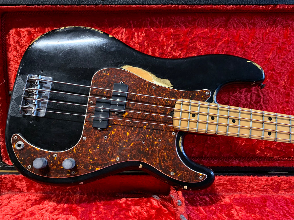 Fender Precision Bass Black Refinish 1978 - Some Neck Guitars