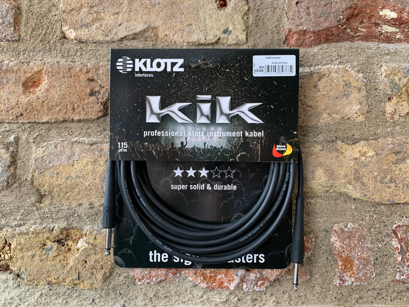 Klotz Cables KIK Professional Instrument Cable - Some Neck Guitars