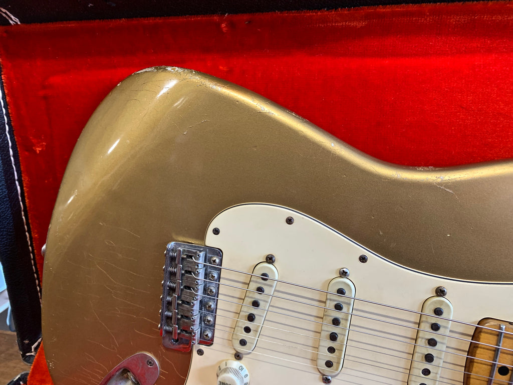 Danocaster Double Cut Fire Mist Gold 2016 - Some Neck Guitars